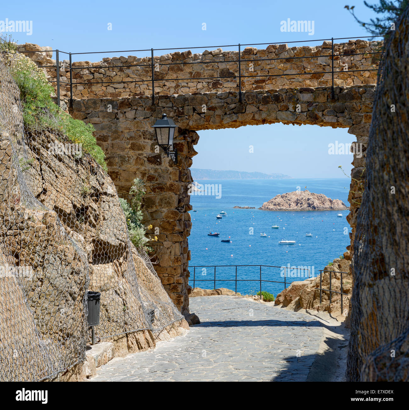 Medieval fortress vila vella hi-res stock photography and images - Alamy
