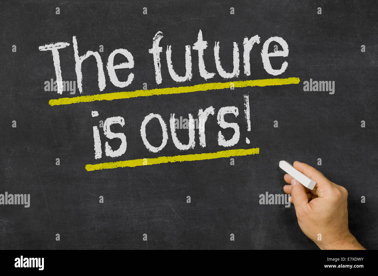The future is ours Stock Photo - Alamy