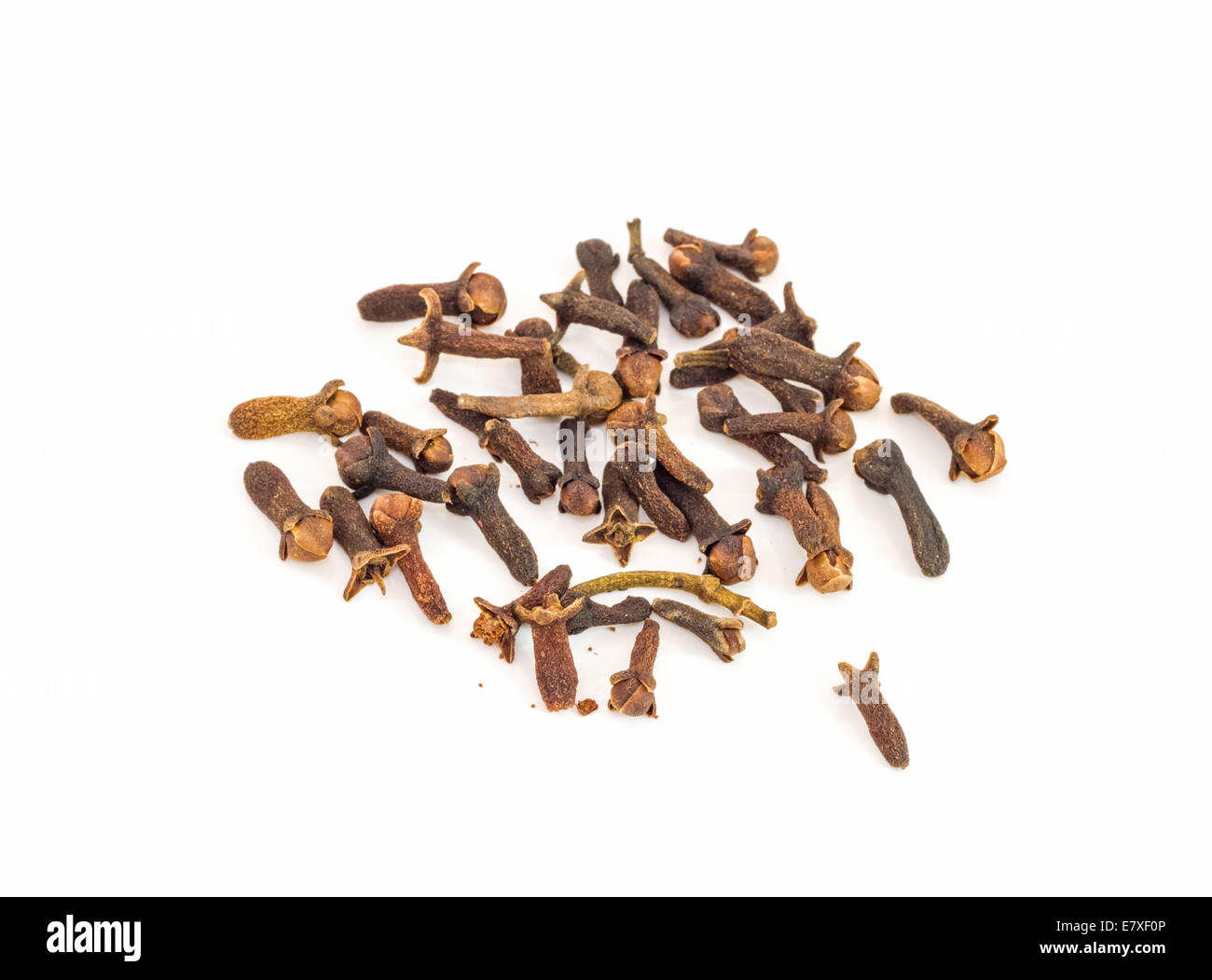 Beautiful photo cloves isolated on white background Stock Photo - Alamy