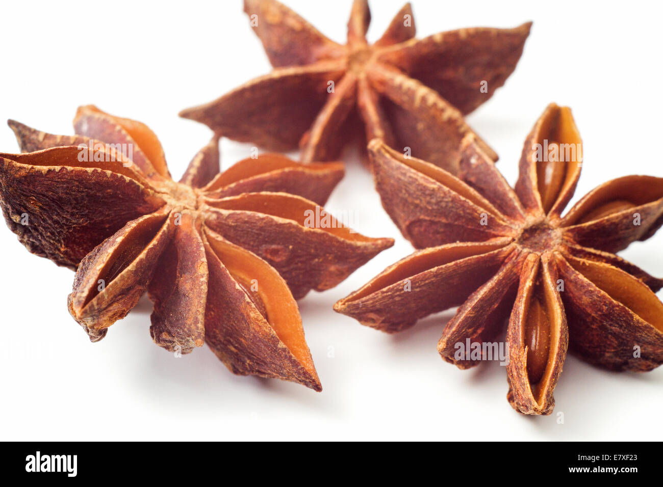Beautiful photo anise isolated on white background Stock Photo - Alamy
