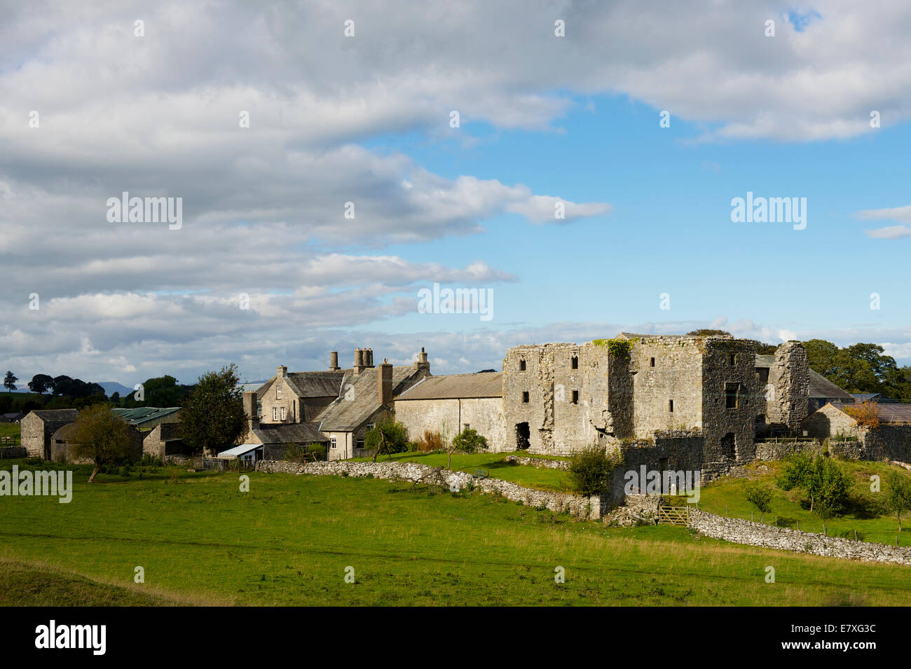 Beetham Hall, with 15th century pele tower, Beetham, South Lakeland ...