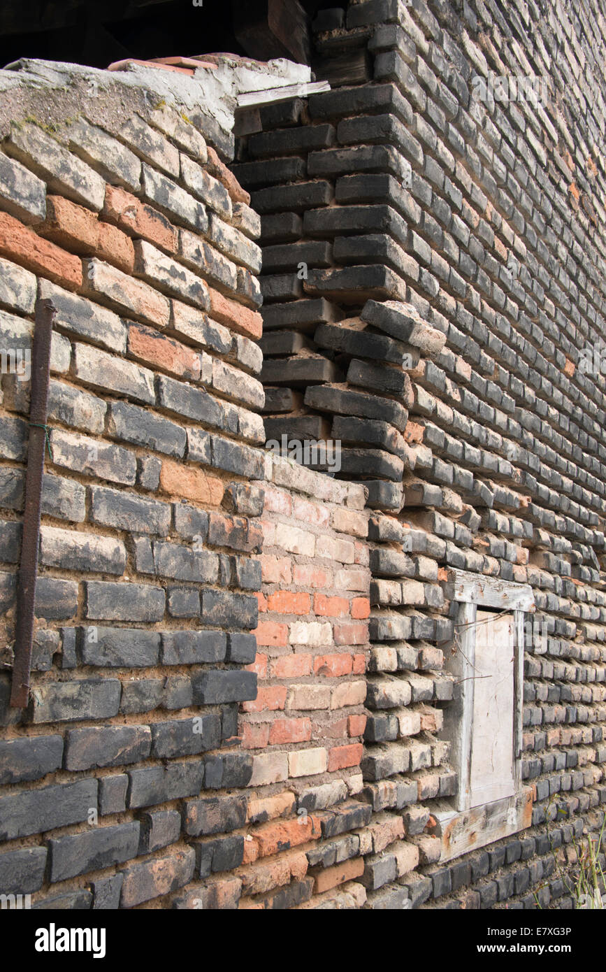 Bricks in the wall, Strasbourg, France Stock Photo - Alamy