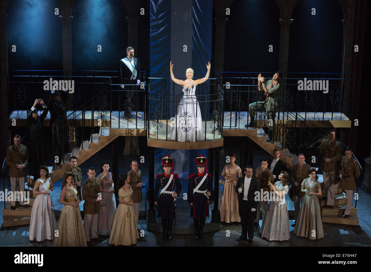 Photocall for the Evita Musical at the Dominion Theatre, London. Marti ...