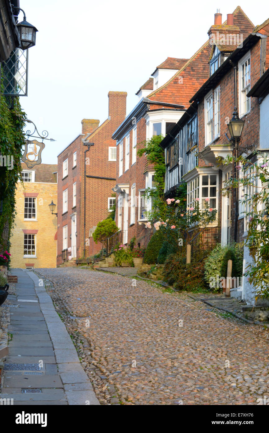 Mermaid Street, Rye, East Sussex Stock Photo - Alamy