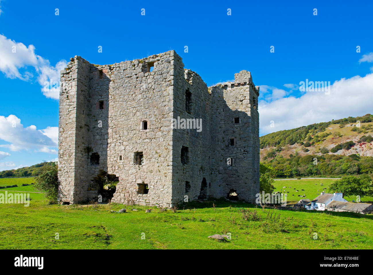 Arnside pele tower, South Lakeland, Cumbria, England UK Stock Photo - Alamy