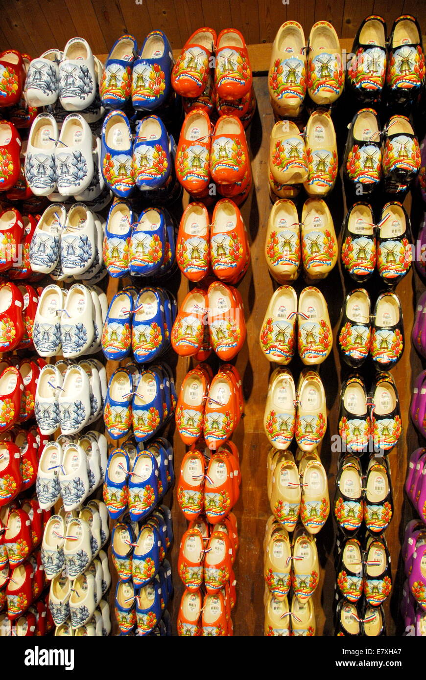 Display of wooden clogs in Zaanse Schans, Netherlands Stock Photo - Alamy