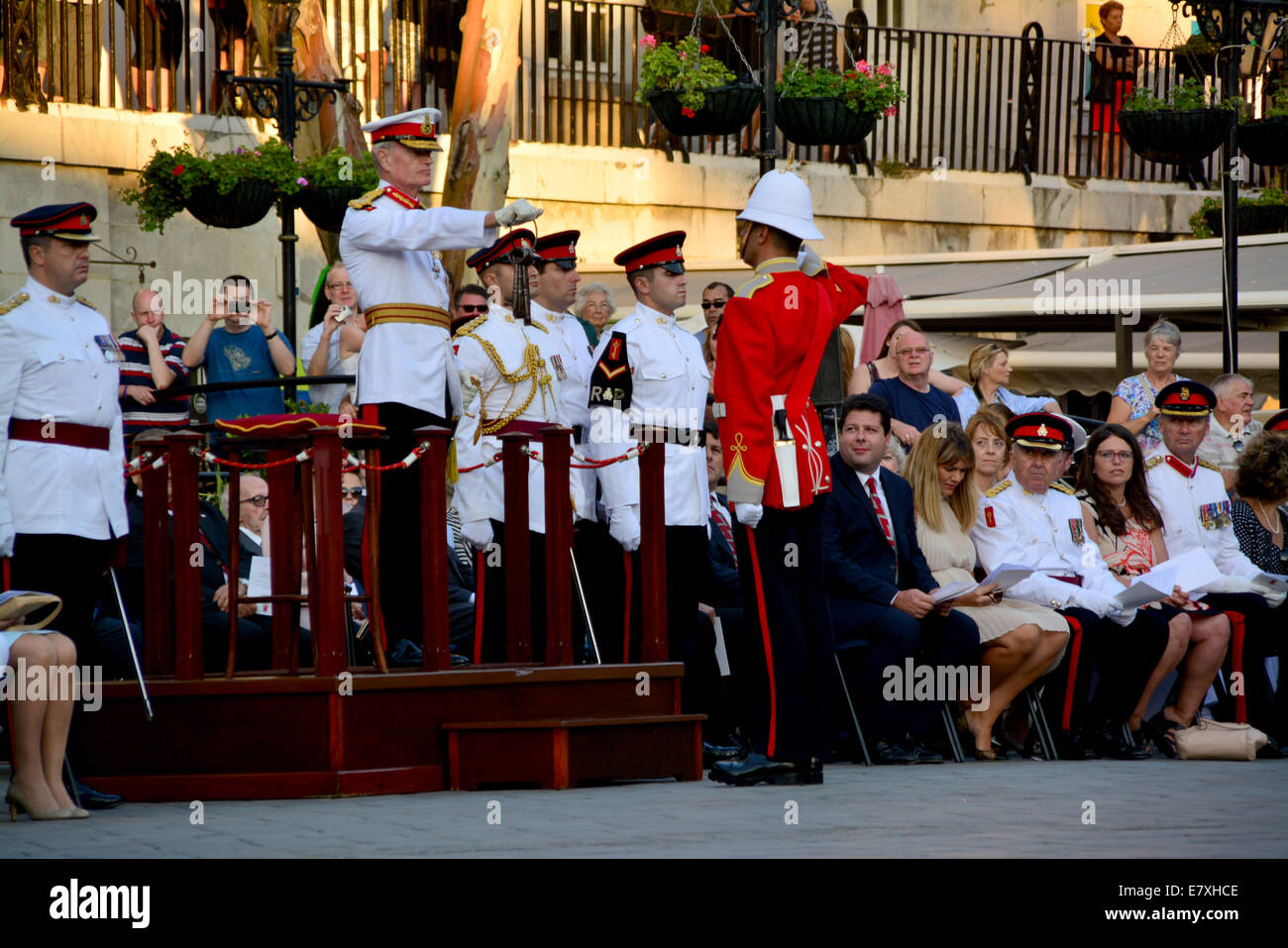 Casemates Square, Gibraltar. 25th September, 2014. An annual military ...