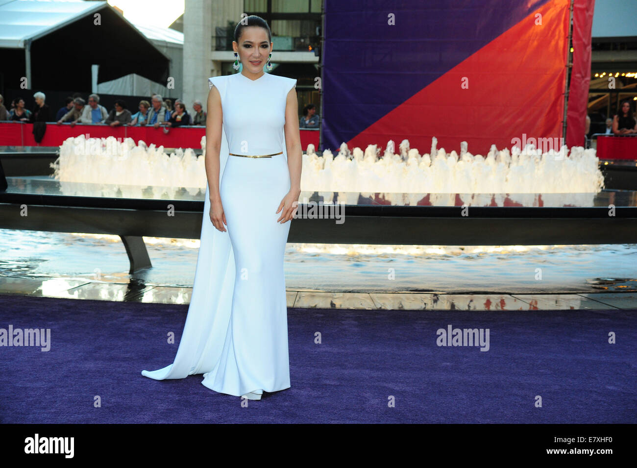 New York, NY. 23rd September 2014. Cindy Chow attends the New York City ...