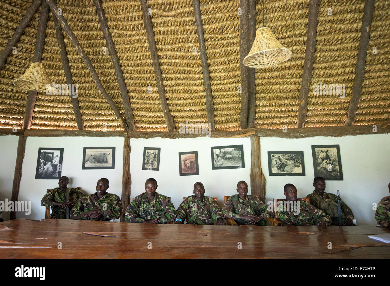 The Lewa Wildlife Conservancy serves as a refuge for endangered species ...