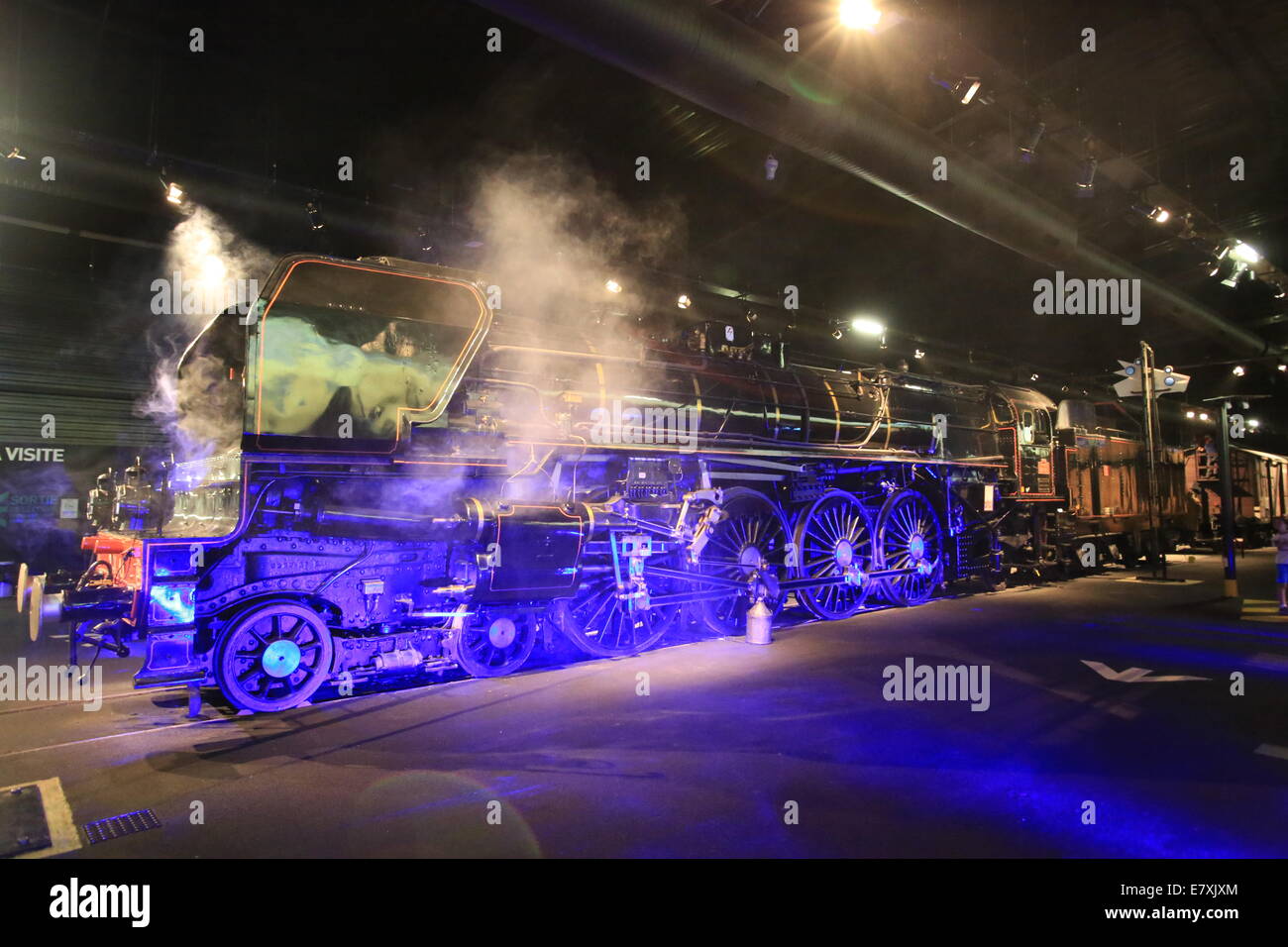 France, Haut Rhin, Mulhouse, La Cite du train, also called Musee ...