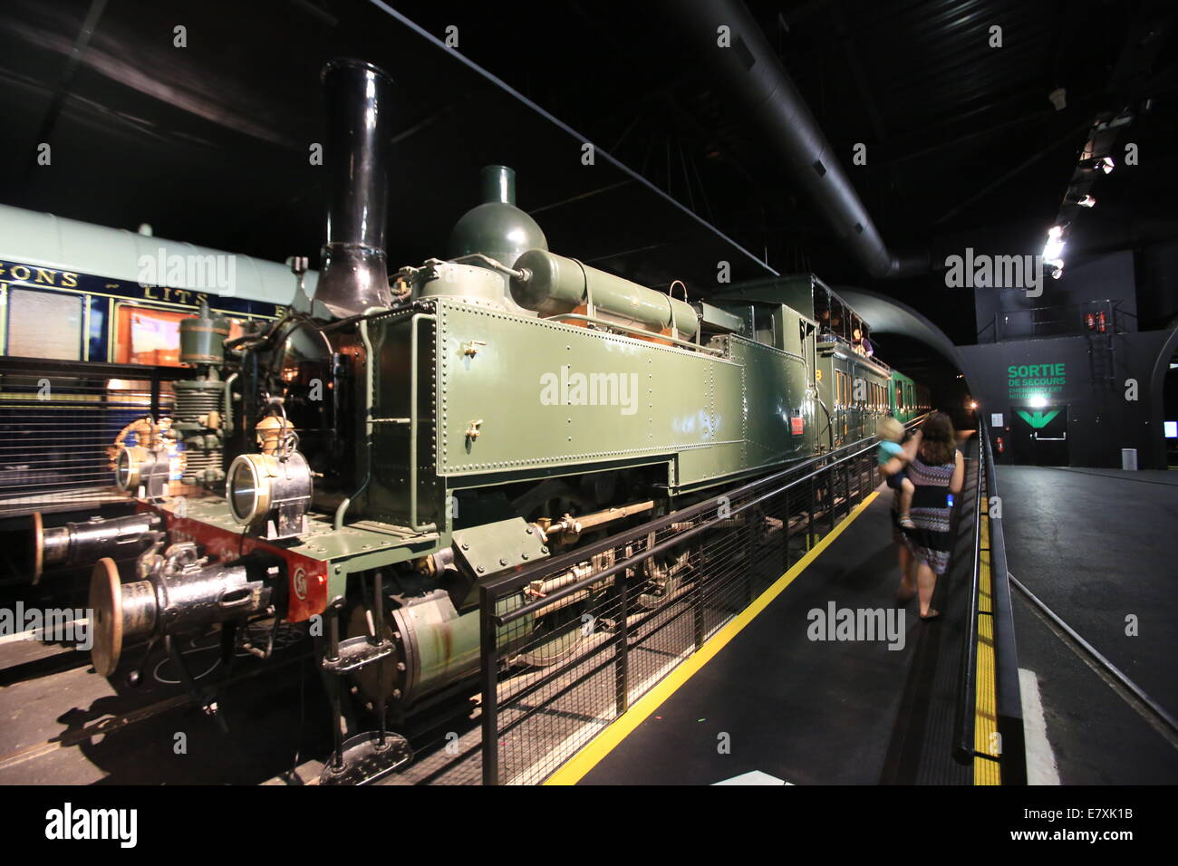 France, Haut Rhin, Mulhouse, La Cite du train, also called Musee ...