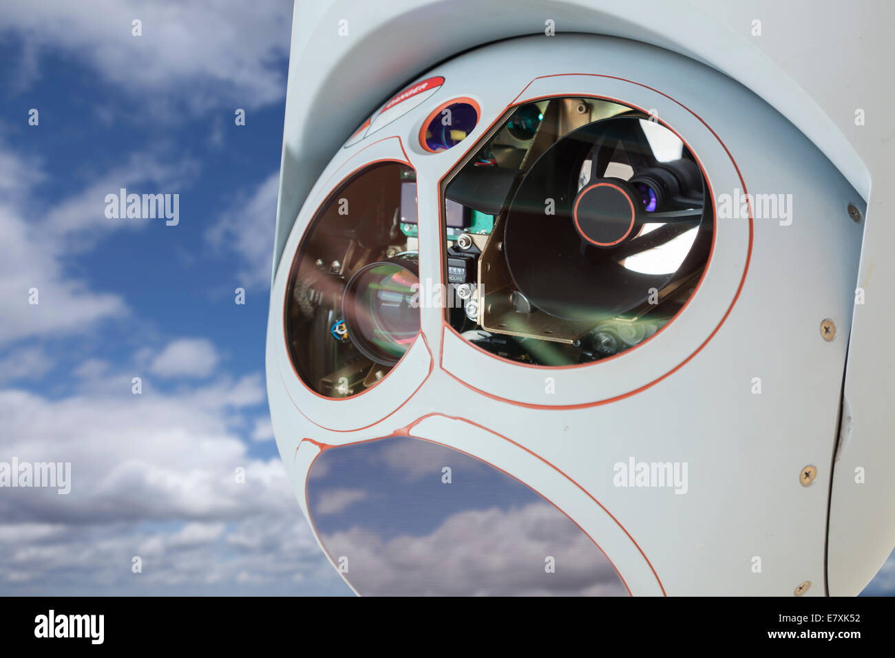 Closeup of a Drone Camera and Sensor Pod Module Stock Photo - Alamy