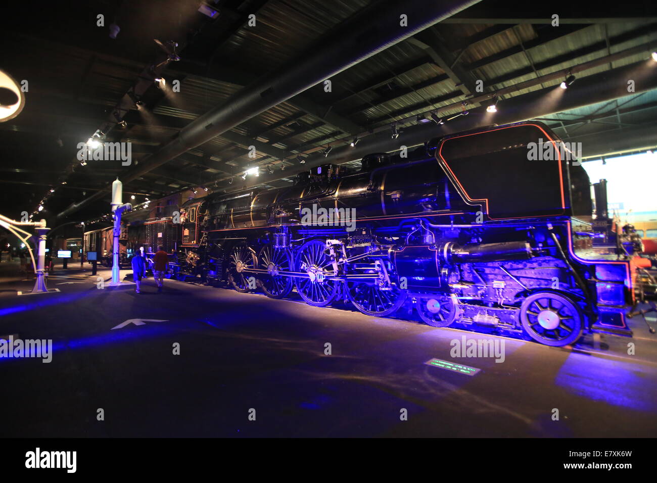 France, Haut Rhin, Mulhouse, La Cite du train, also called Musee ...