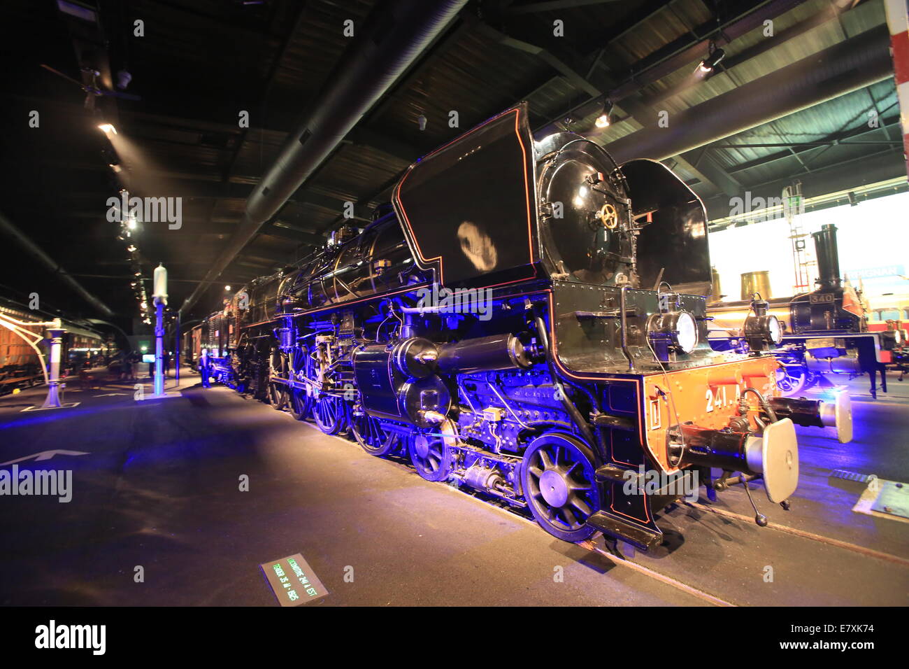 France, Haut Rhin, Mulhouse, La Cite du train, also called Musee ...