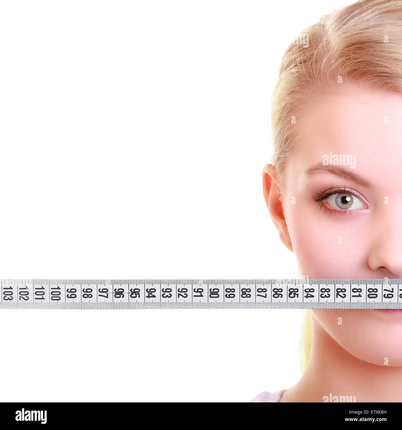 Measuring lips hi-res stock photography and images - Alamy