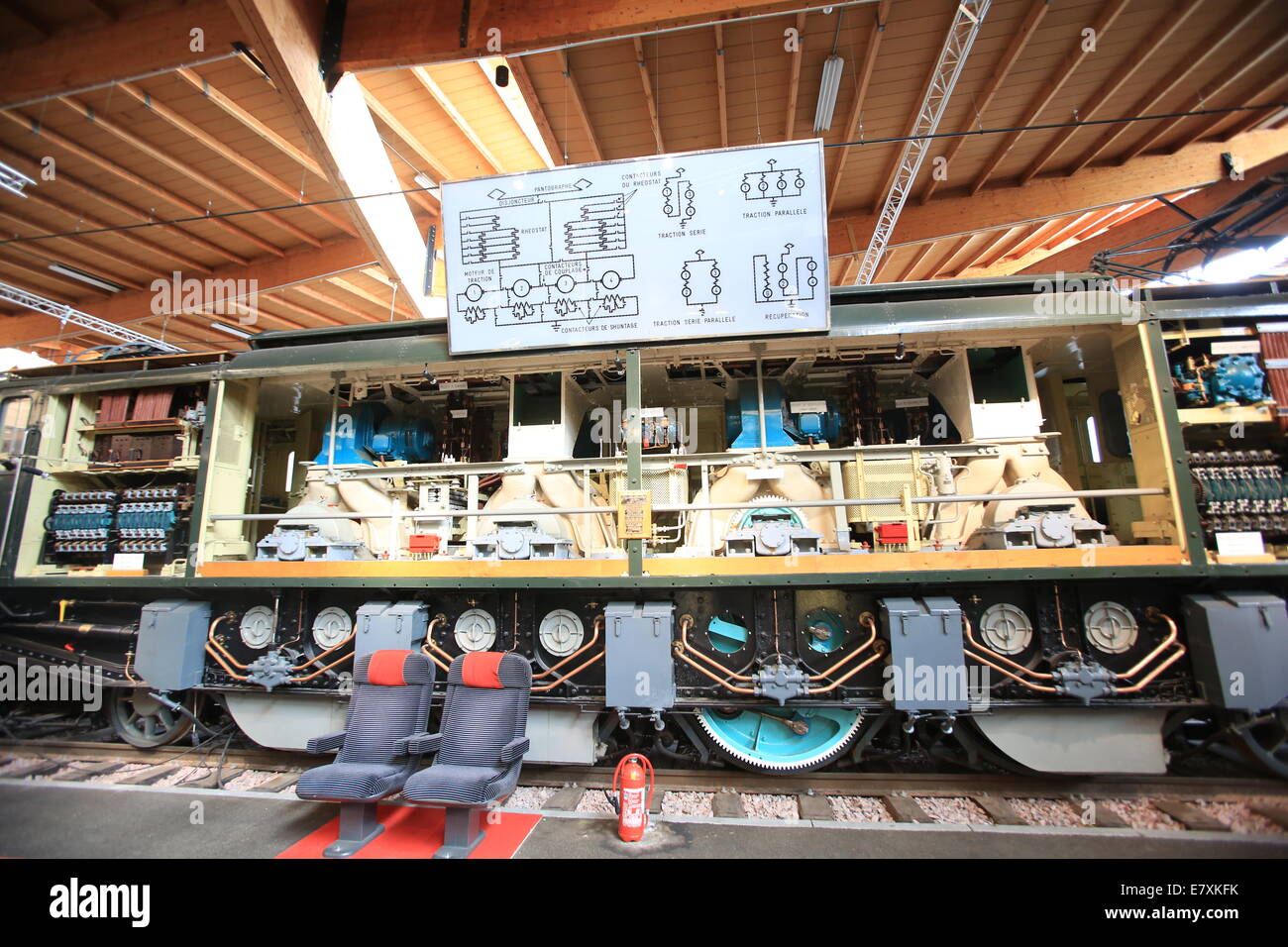 France, Haut Rhin, Mulhouse, La Cite du train, also called Musee ...