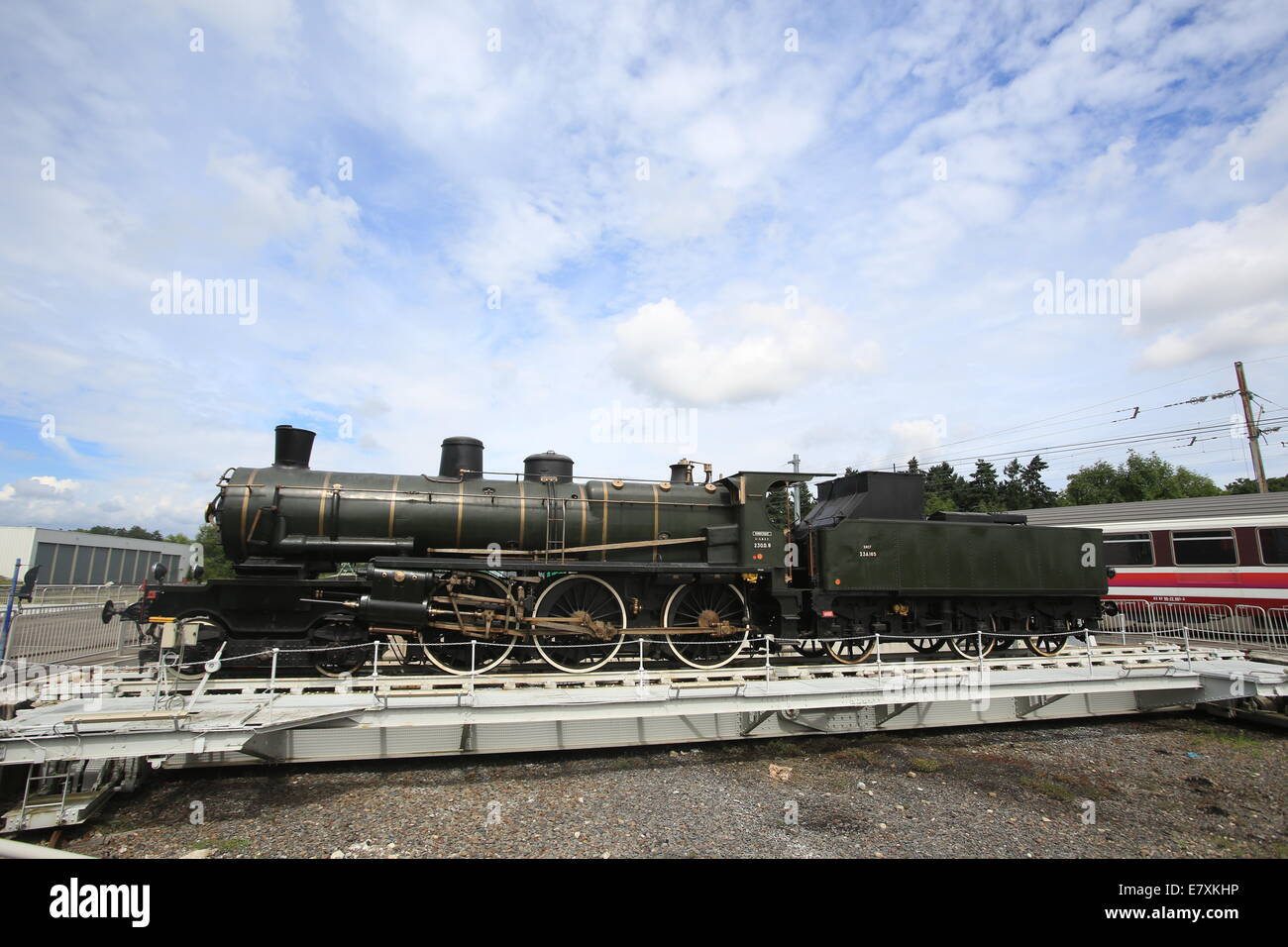 France, Haut Rhin, Mulhouse, La Cite du train, also called Musee ...