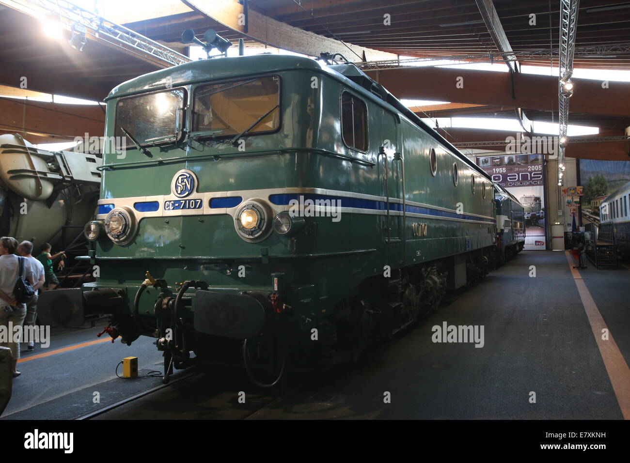 France, Haut Rhin, Mulhouse, La Cite du train, also called Musee ...