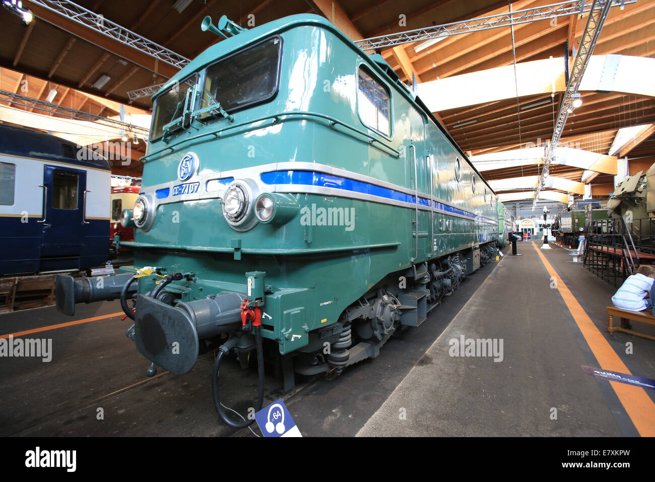 France, Haut Rhin, Mulhouse, La Cite du train, also called Musee ...