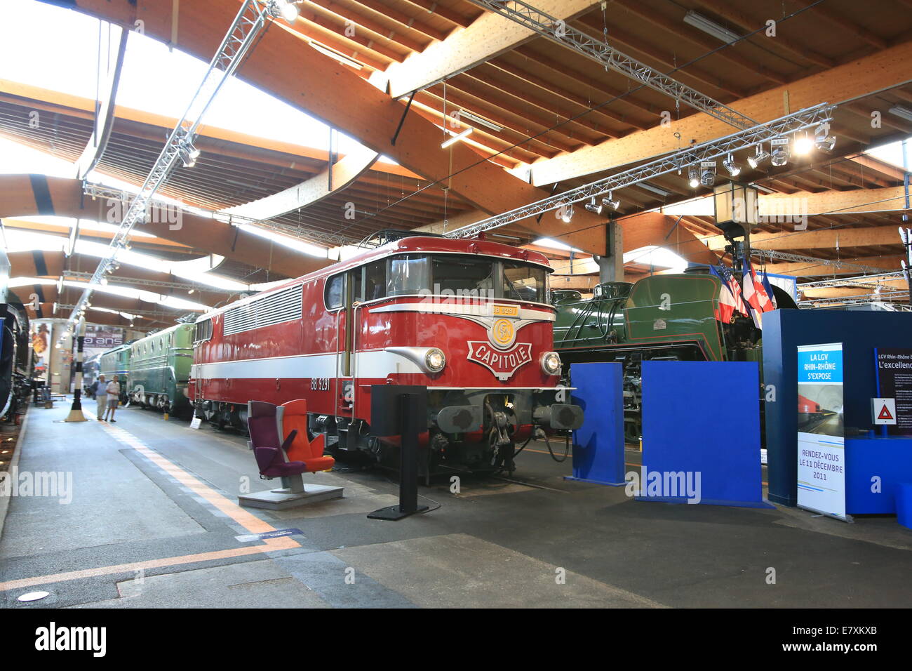 France, Haut Rhin, Mulhouse, La Cite du train, also called Musee ...