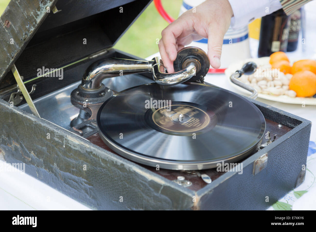 Victrola phonograph hi-res stock photography and images - Alamy