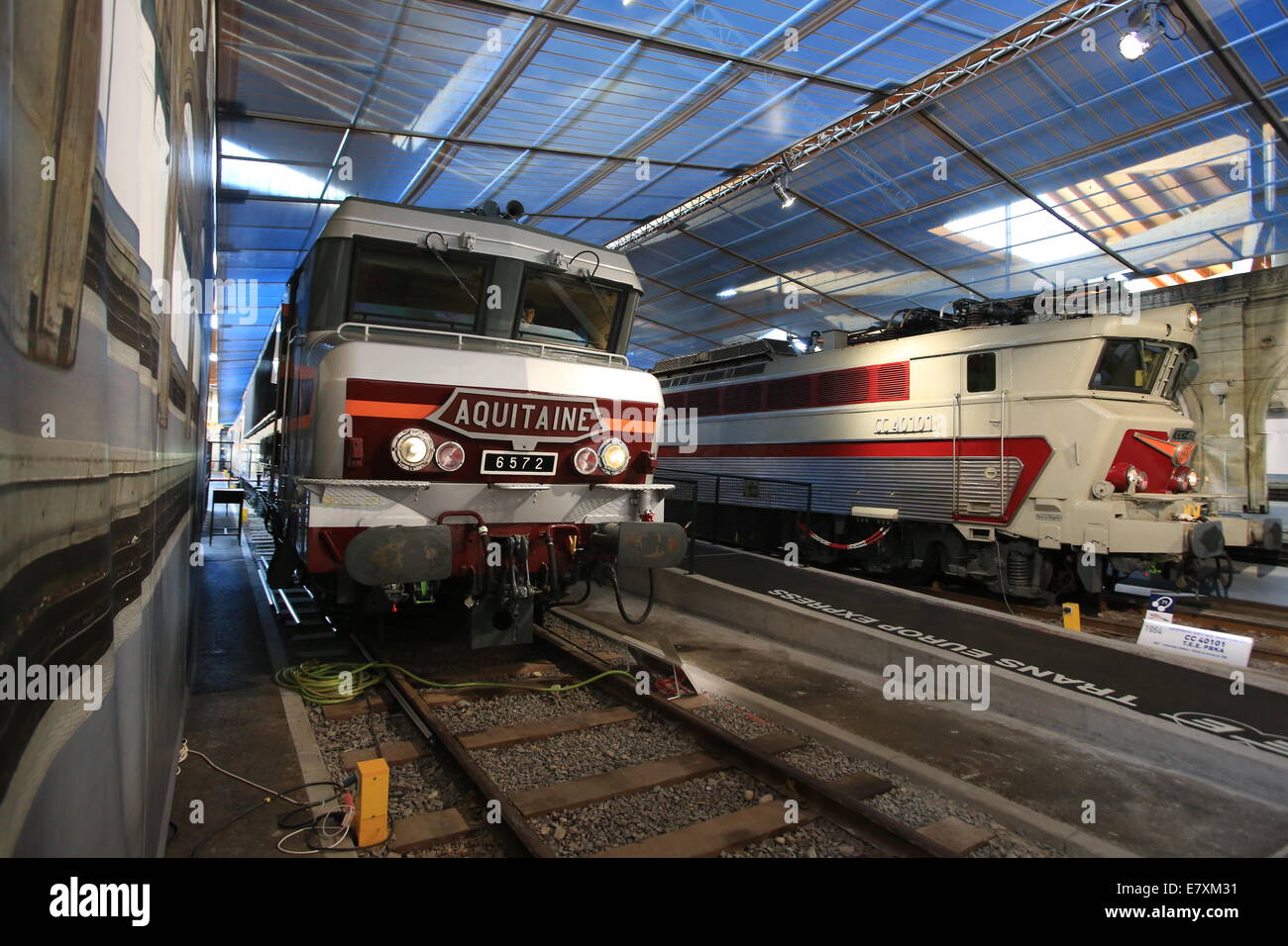 France, Haut Rhin, Mulhouse, La Cite du train, also called Musee ...