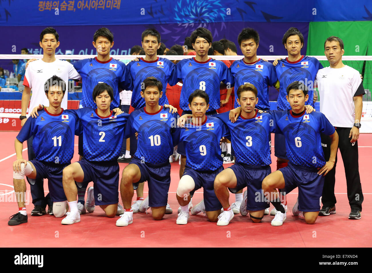 Incheon, South Korea. 25th Sep, 2014. Japan team group Sepak takraw ...