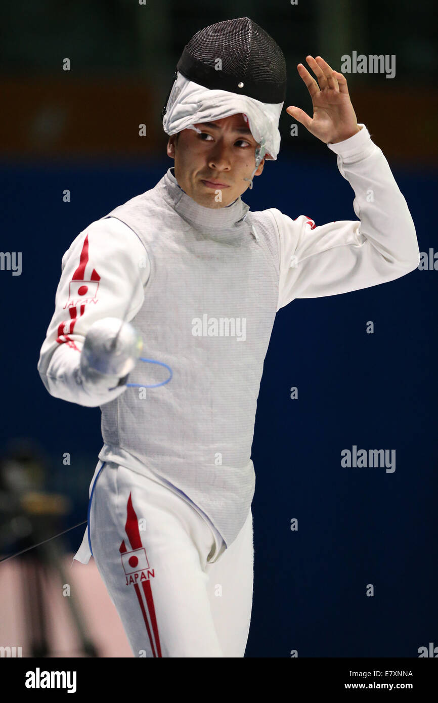 Incheon, South Korea. 25th Sep, 2014. Yuki Ota (JPN) Fencing : Men's ...