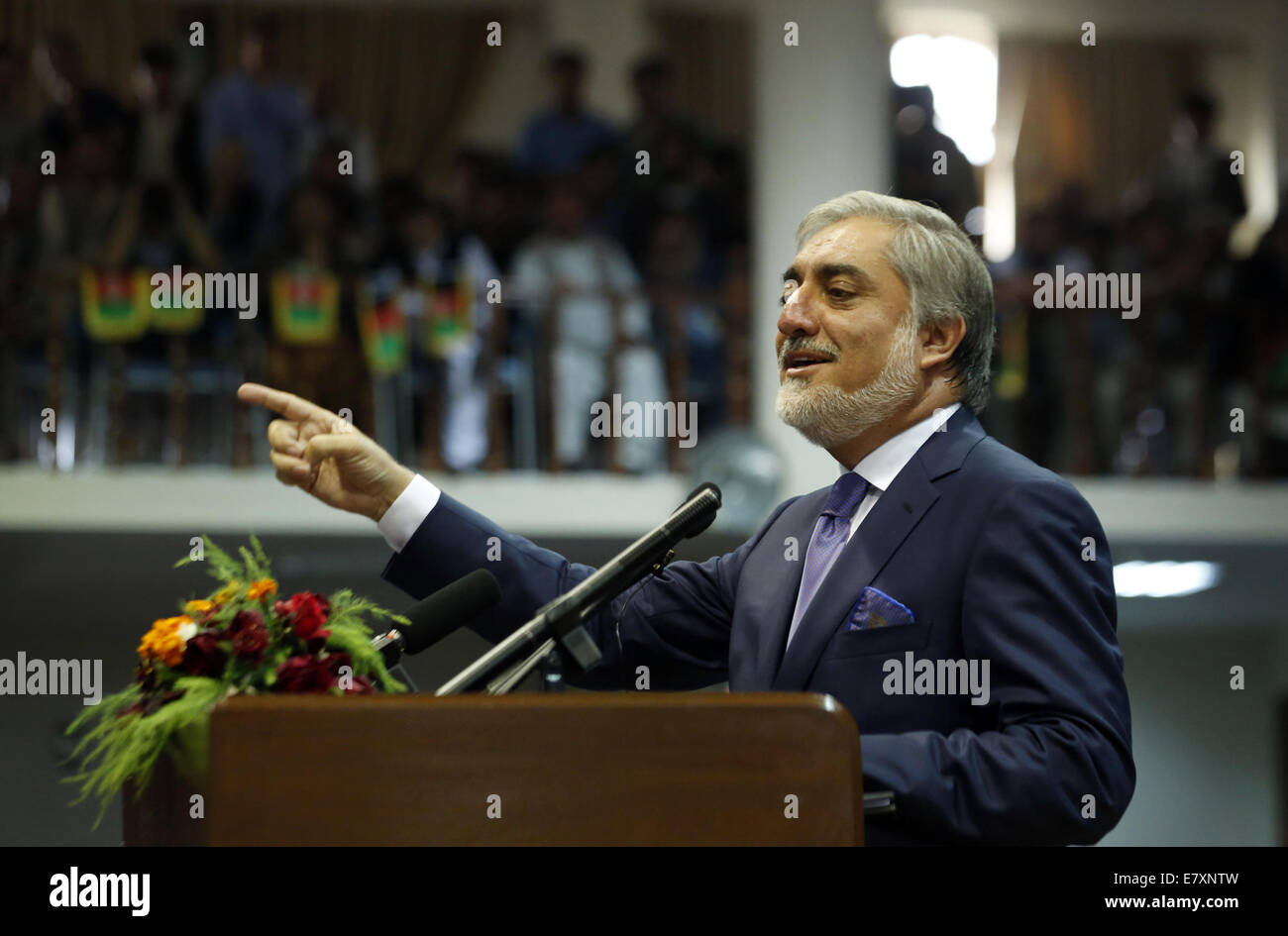 Kabul, Afghanistan. 25th Sep, 2014. Abdullah Abdullah, Afghanistan's ...