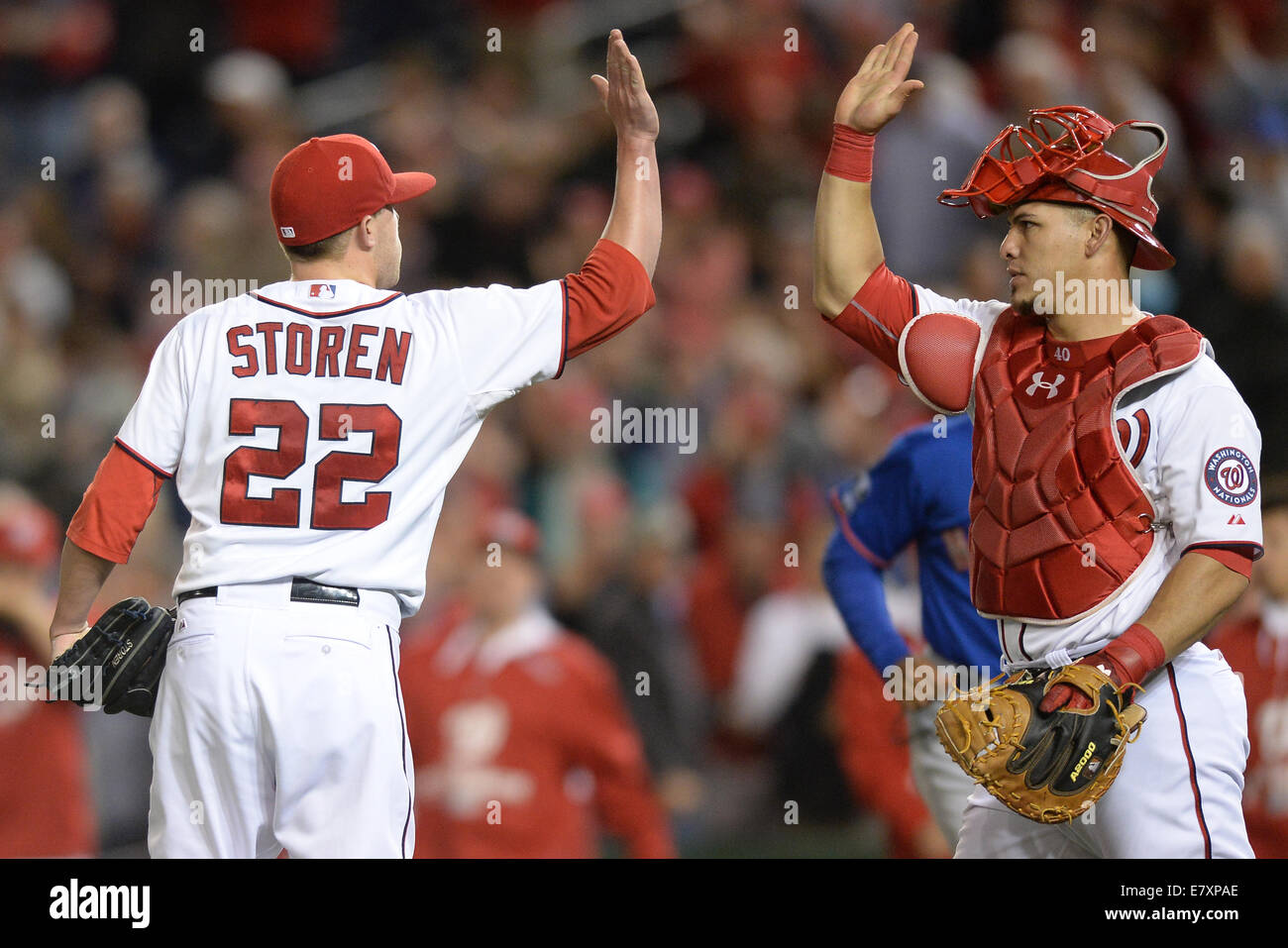 Washington, DC, USA. 25th Sep, 2014. Washington Nationals relief ...