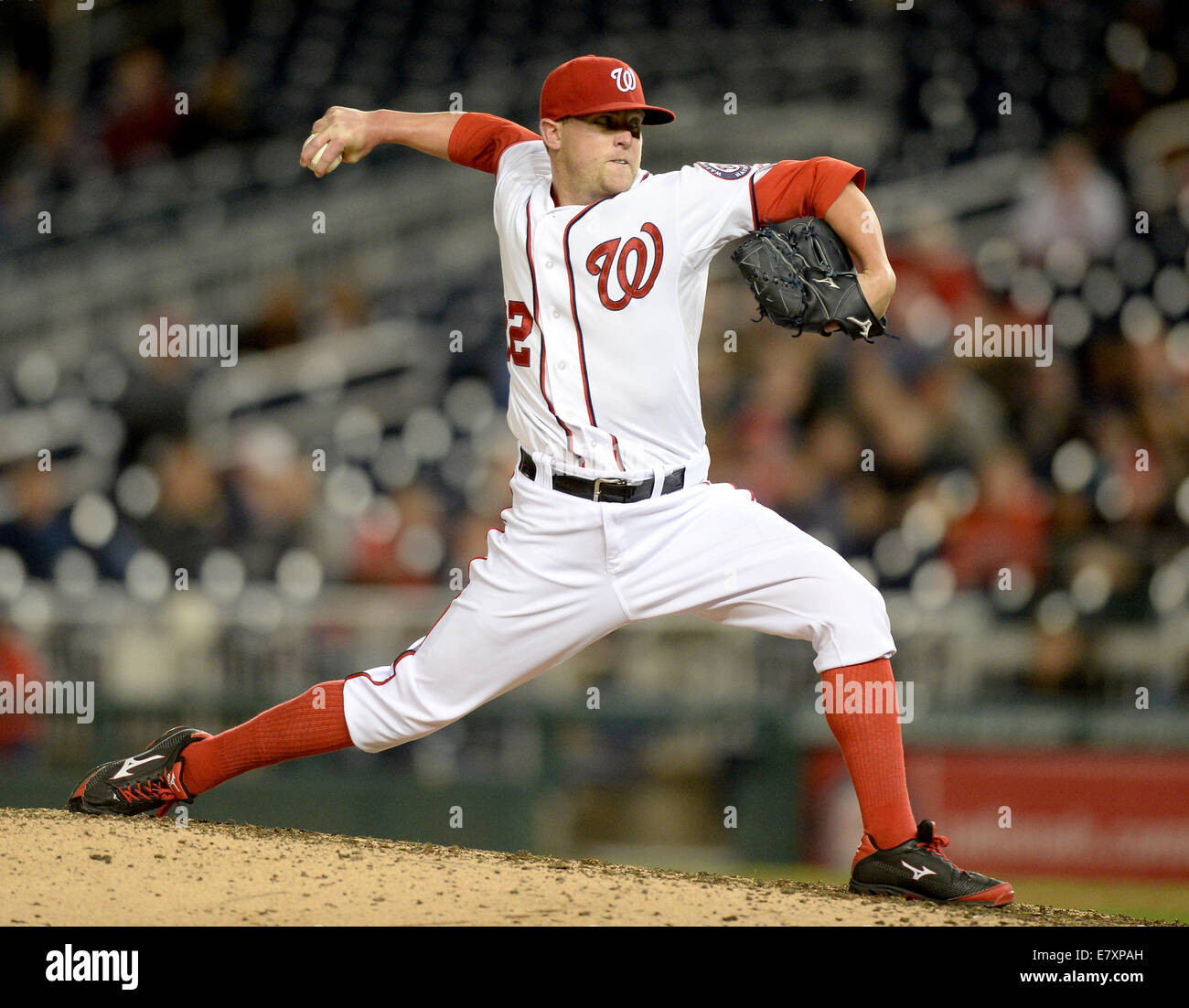 Washington, DC, USA. 25th Sep, 2014. Washington Nationals relief ...