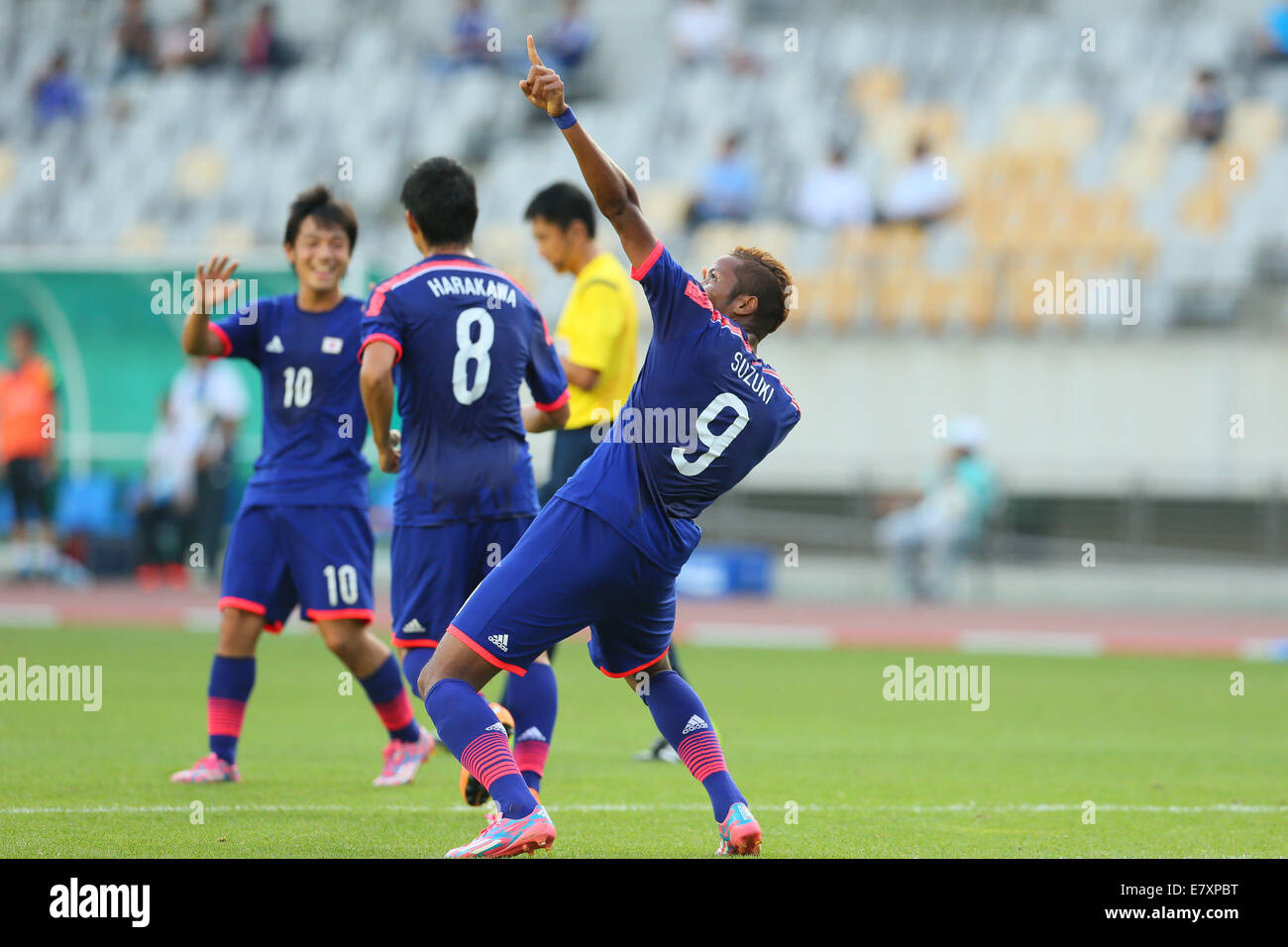 Incheon, South Korea. 25th Sep, 2014. Musashi Suzuki (JPN) Football ...