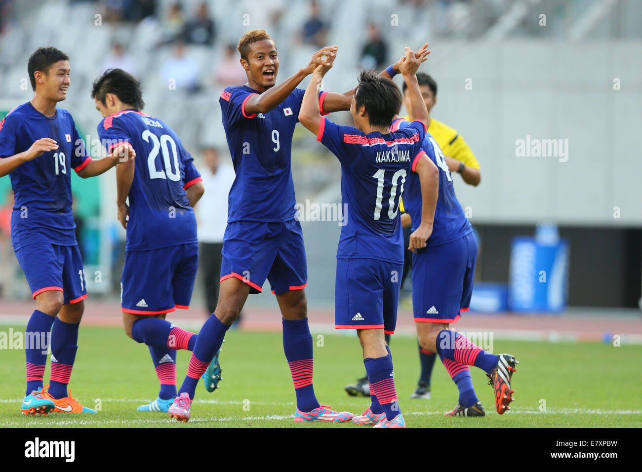 Incheon, South Korea. 25th Sep, 2014. Musashi Suzuki (JPN) Football ...