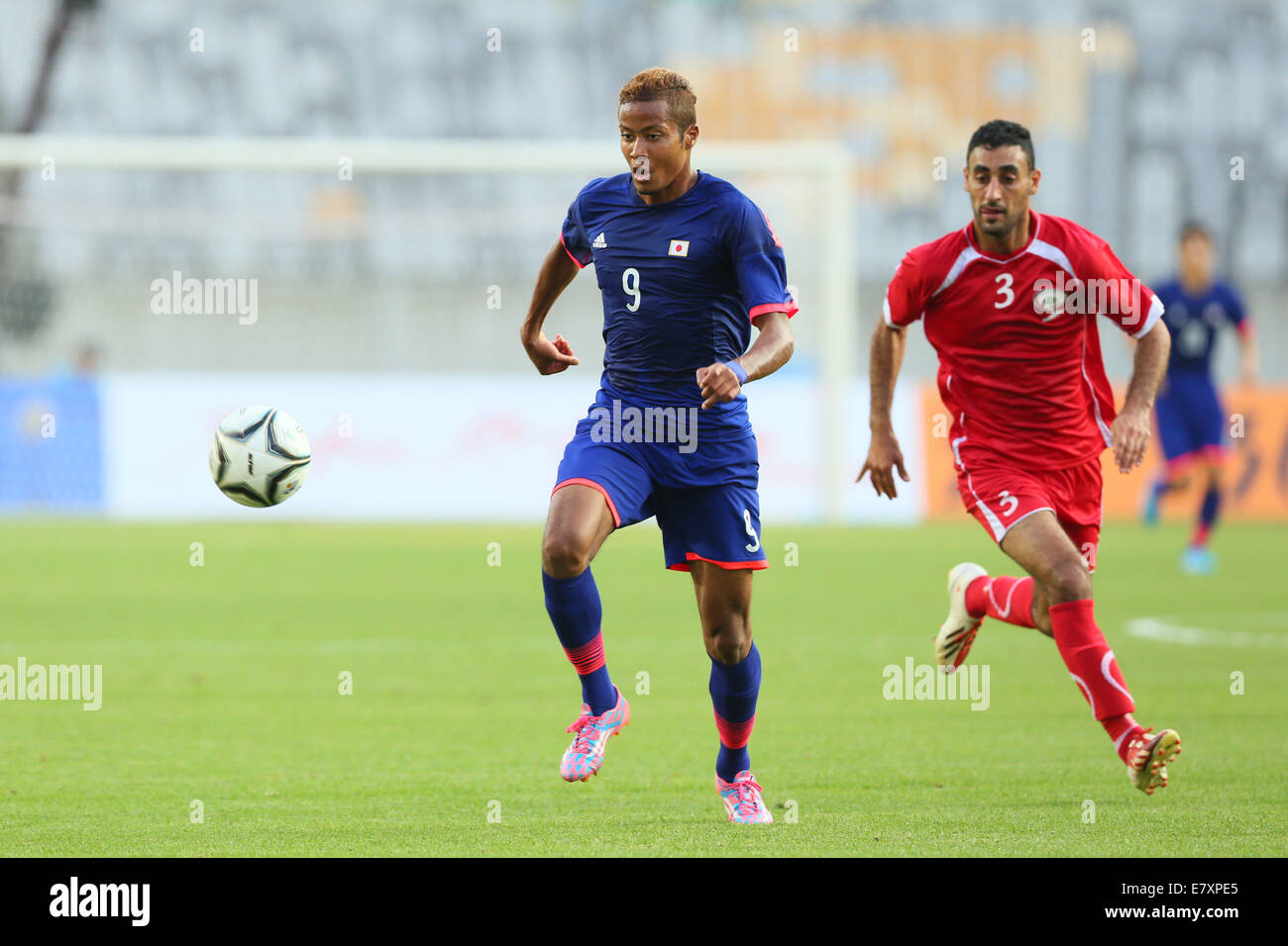 Incheon, South Korea. 25th Sep, 2014. Musashi Suzuki (JPN) Football ...