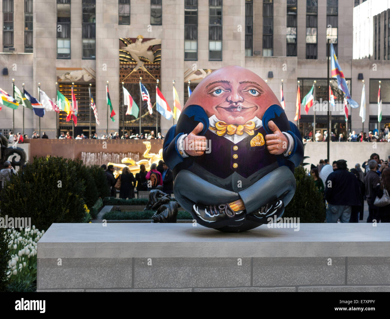 Easter rockefeller center manhattan new hi-res stock photography and ...