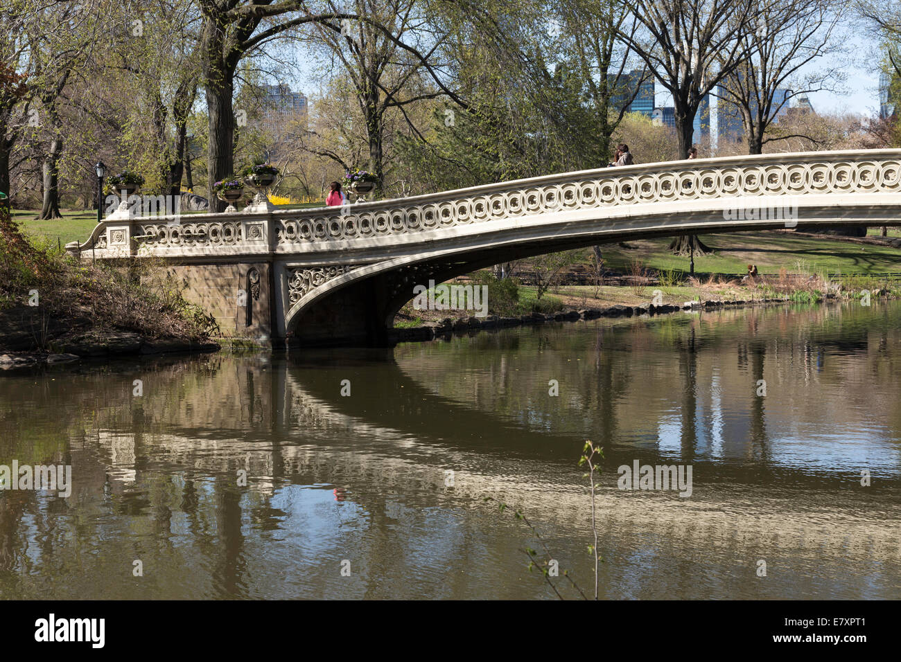 Bow Bridge Central Park, NYC, USA Stock Photo - Alamy