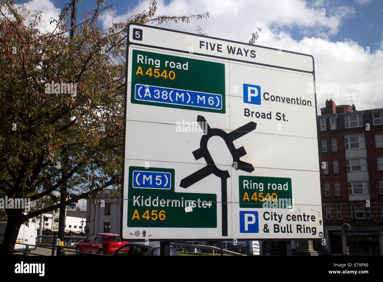 Five ways roundabout hi-res stock photography and images - Alamy
