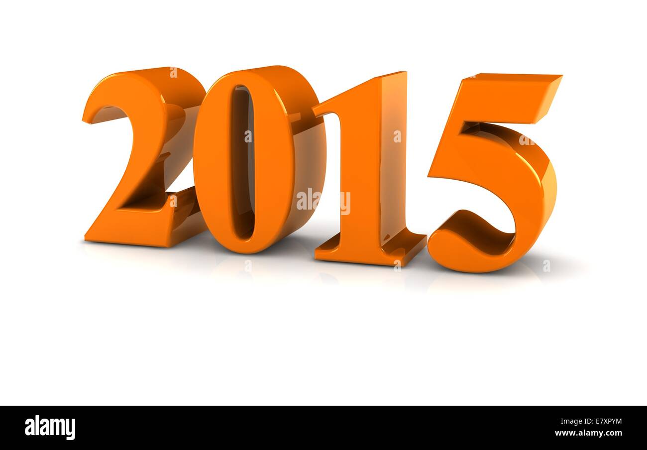 number 2015 on white background Stock Photo - Alamy