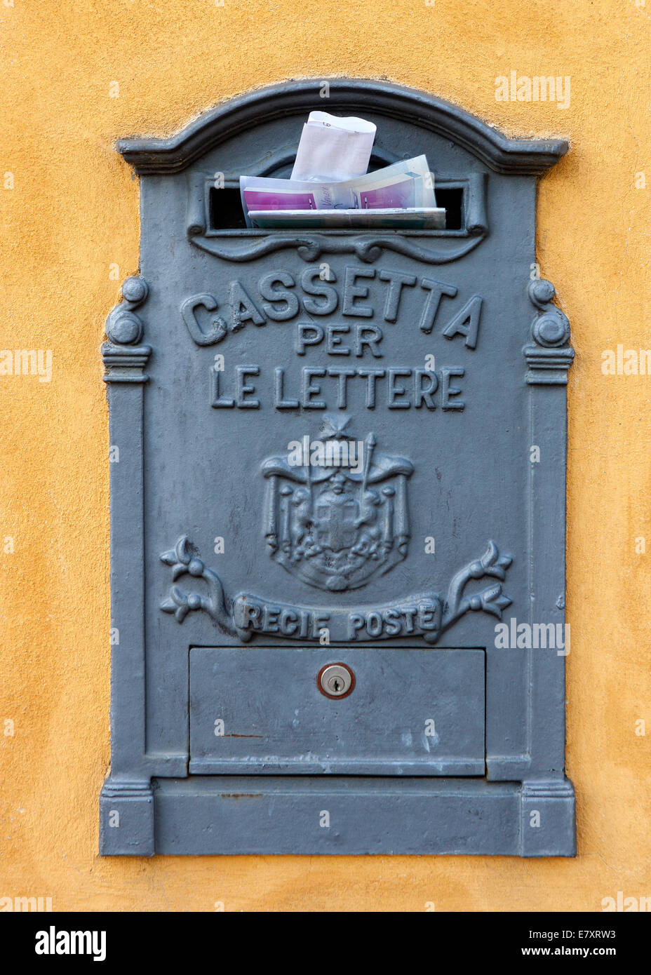 A post box in Italy Stock Photo - Alamy