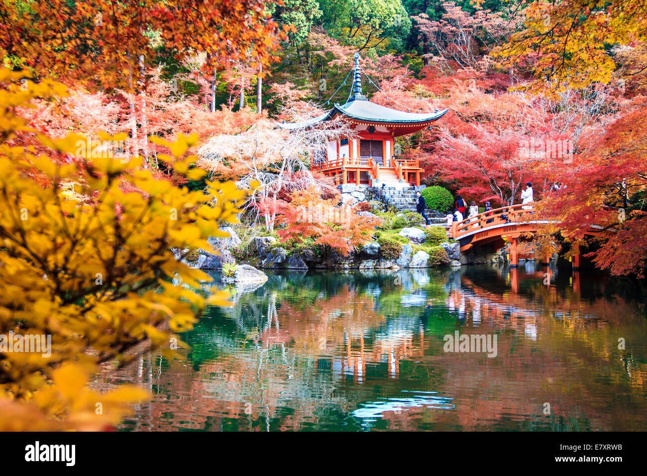 Kyoto, Japan - November 24, 2013: Daigo-ji is a Shingon Buddhist temple ...