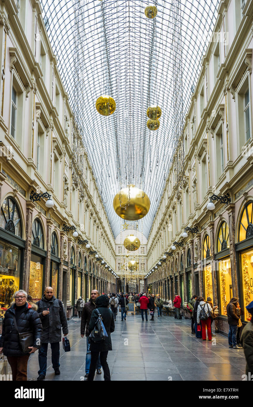 Les Galeries Saint Hubert, Brussels, Belgium Stock Photo - Alamy
