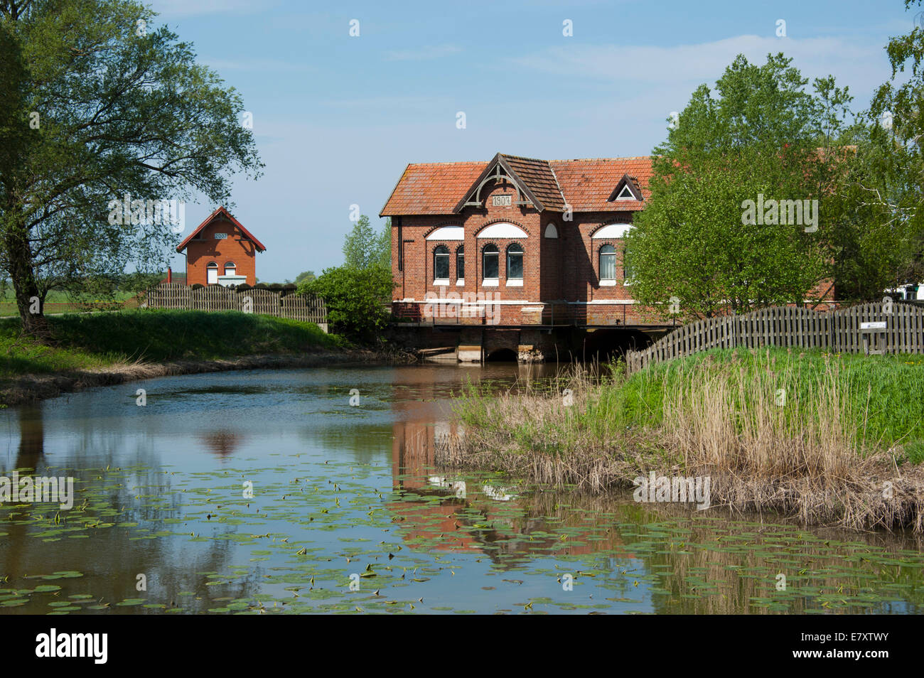 Pumping stations of 1907 and 2007, Nemunas Delta Regional Park ...