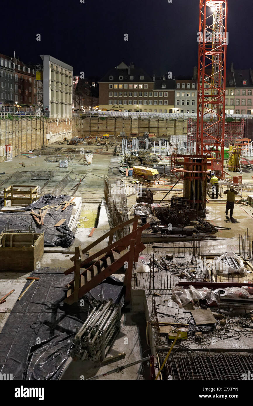 Construction Site At Night New Images Reveal Progress On HS2's Forked