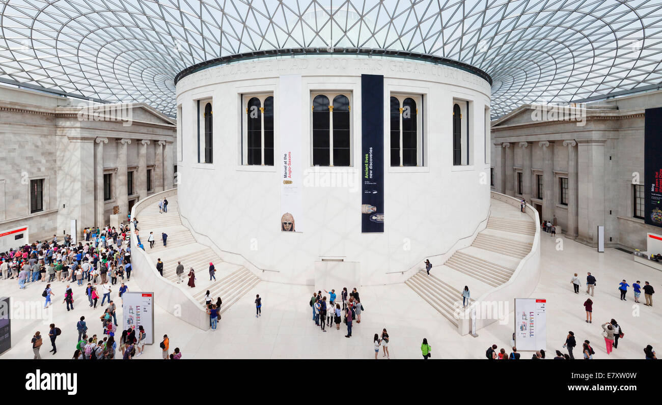 British Museum, Great Courtyard redesigned by architect Norman Foster ...