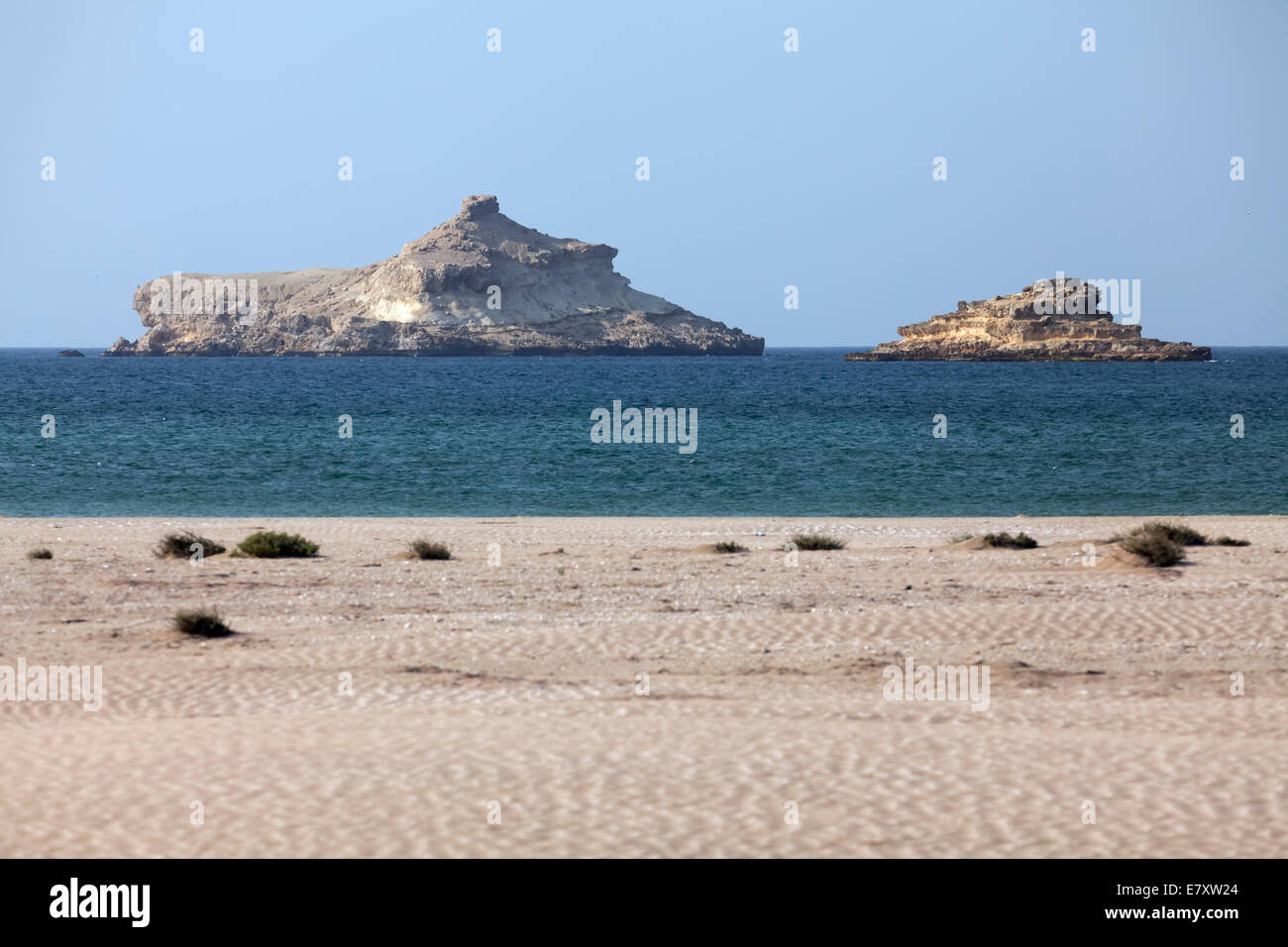 Beach, sea, Maqbarah Islands, Al-Batinah province, Oman, Arabian ...
