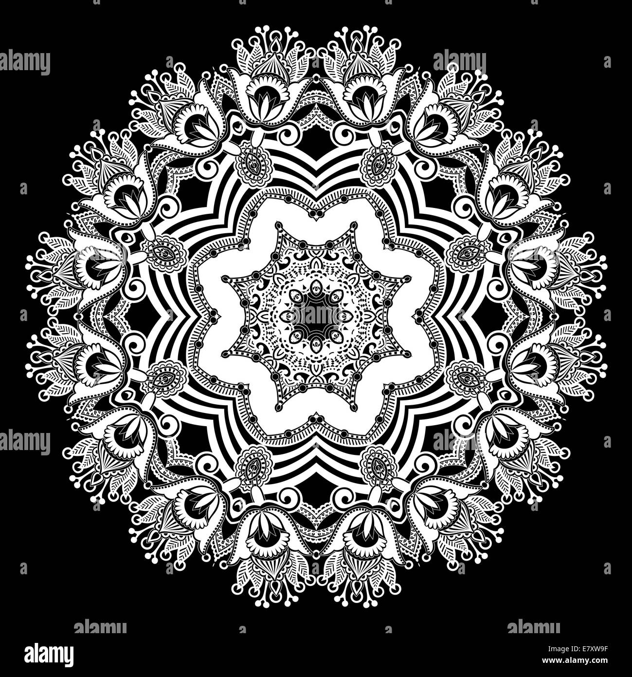 Arabic calligraphy circle Black and White Stock Photos & Images - Alamy