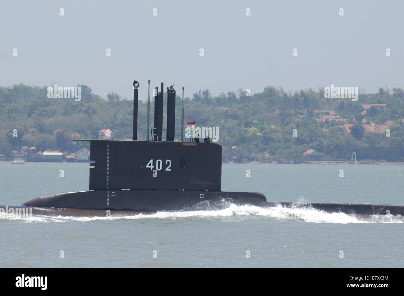 Surabaya, Indonesia. 25th Sep, 2014. Indonesia submarine KRI Nanggala ...