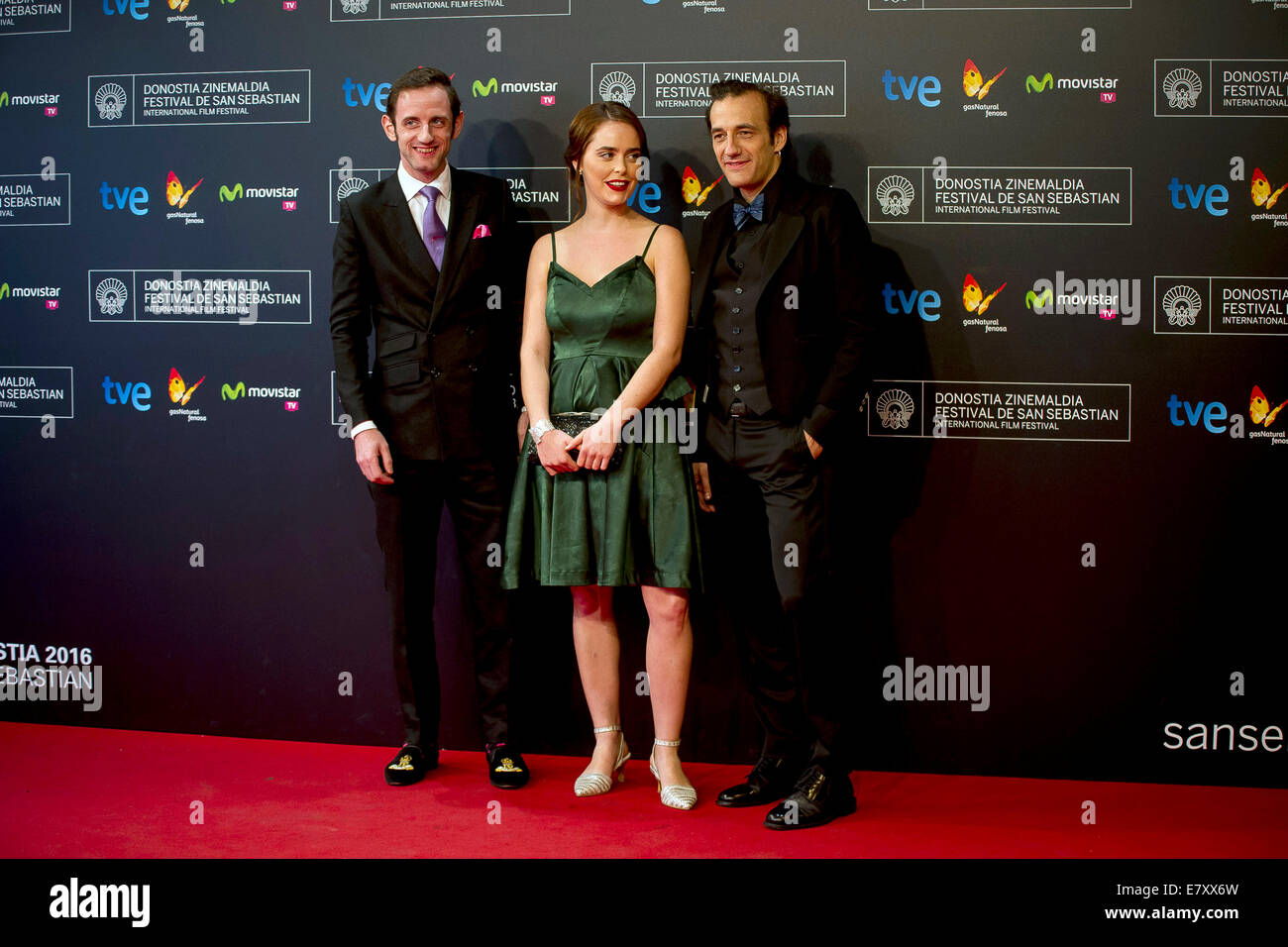 Luzer Twersky, Hadas Yaron and Martin Dubreuil attending the 'Felix and ...