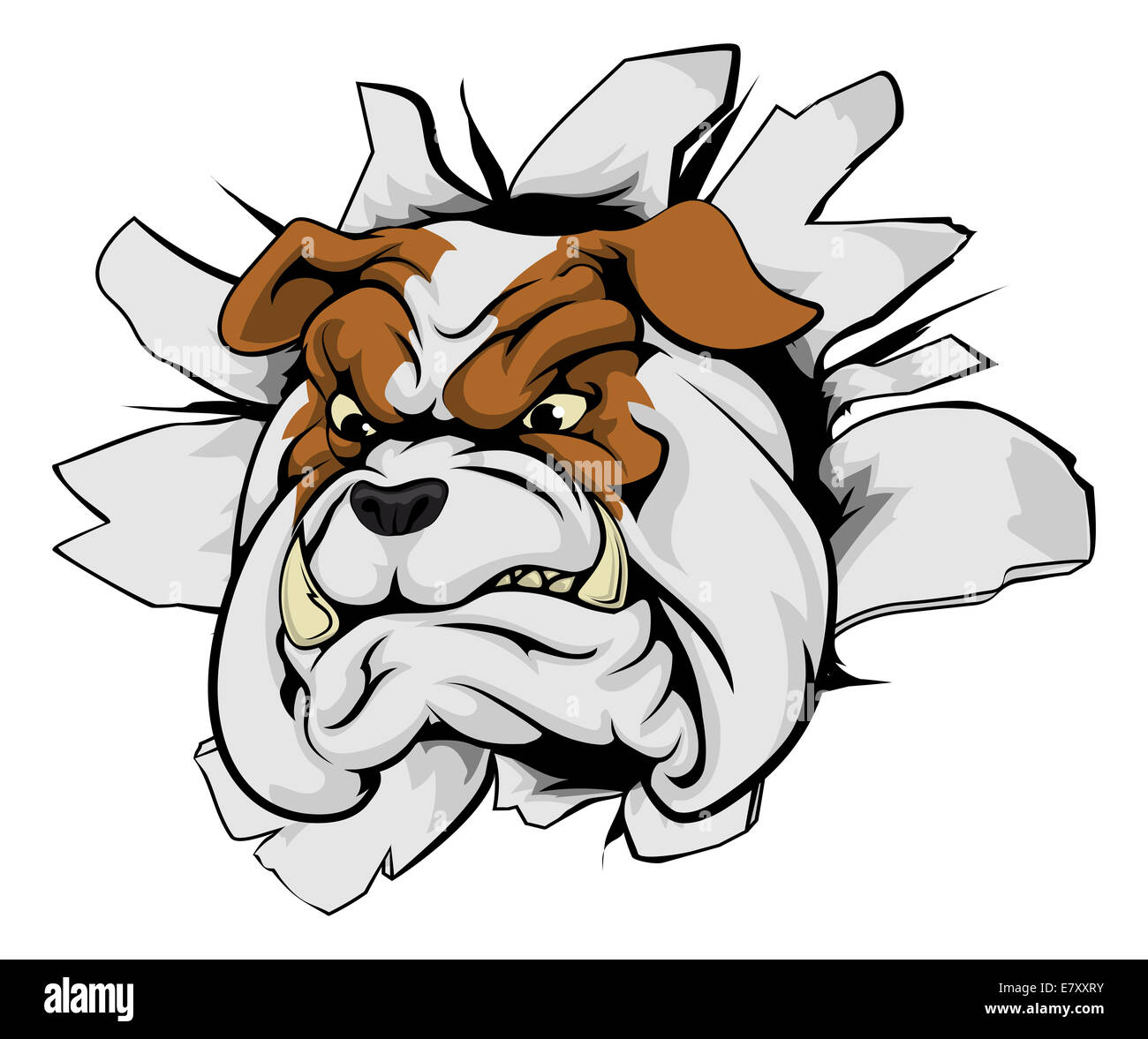 Bulldog sports mascot breakthrough concept of a bulldog sports mascot ...