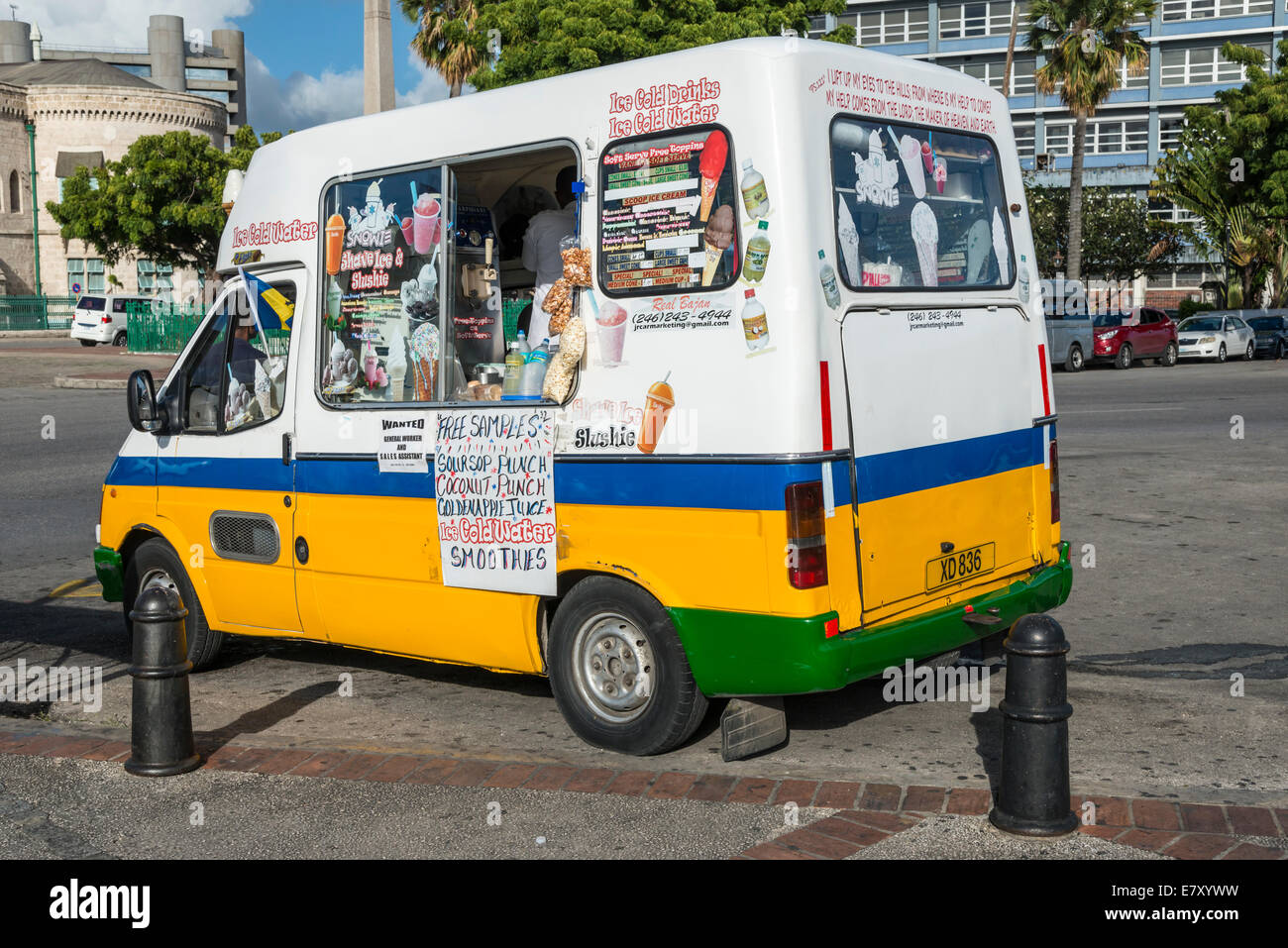 Barbados food van hi-res stock photography and images - Alamy
